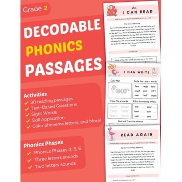 Jed Dolton | Other | Decodable Phonics Passages Grade 2 Strengthen ...